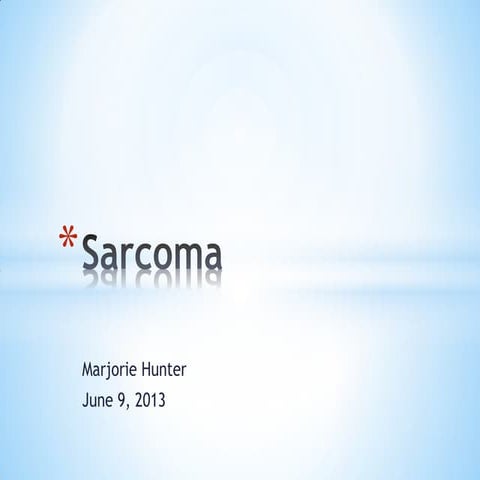Sarcoma | PDF