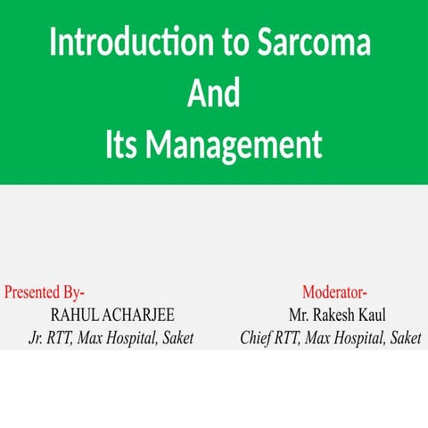 SARCOMA VER 1.pptGDFFGDFFDFDGDGDGHHMHJTH | PPT