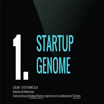 Startup Genome e il Codice del Successo delle Startup | PPT