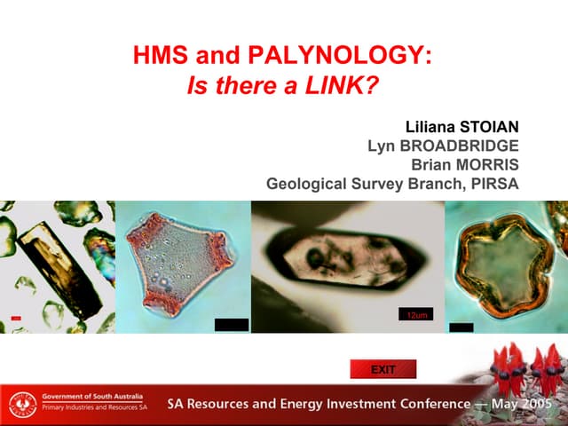 Palaeopalynology; Definition, History, Methods and Benefits of study | PPTX