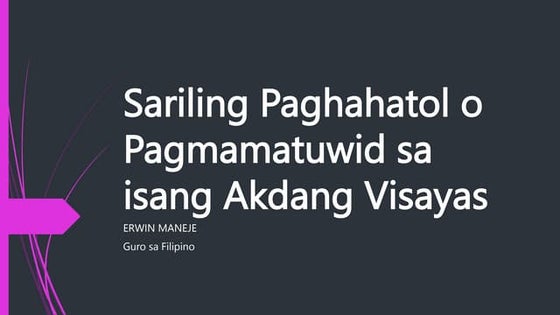 Kayarian ng Pangngalan (Payak, Maylapi, tambalan) | PPTX
