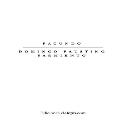 Sarmiento domingo, faustino facundo | PDF