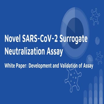 SARS-CoV-2 (COVID-19) Neutralizing antibody Assay Test | PPT