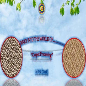 Carpet processing | PPTX