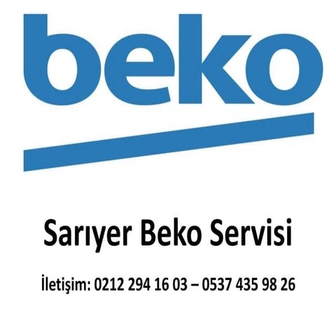 Sarıyer beko servisi | PPSX