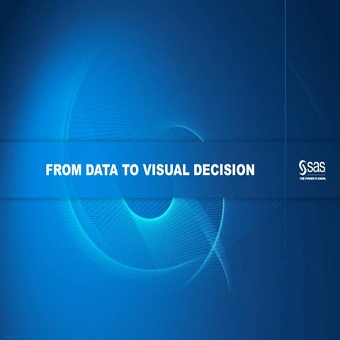 Sas From Data To Visual Decision Ppt