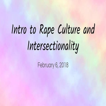 Intersectionality power point | PDF