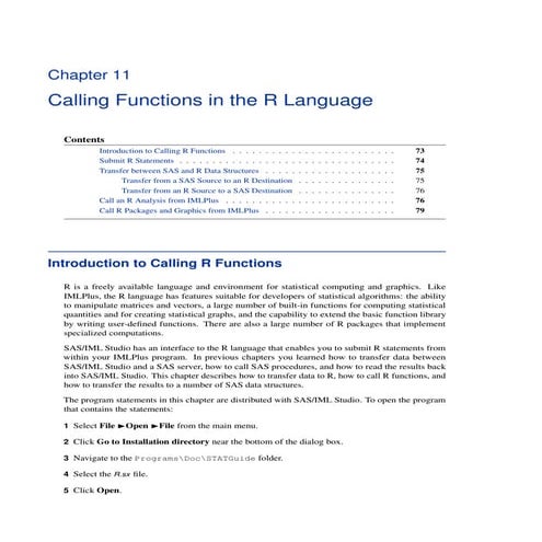 SAS_and_R.pdf | Programming Languages | Computing