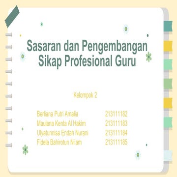 Sasaran dan Pengembangan Sikap Profesional Guru.pptx