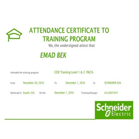 Sas certificate schneider electric | PDF