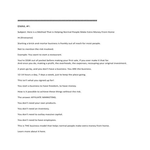 Best Email Sample | PDF