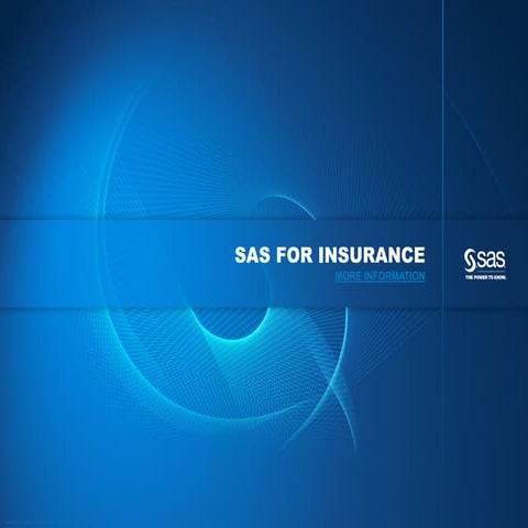 SAS for Insurance | PPT