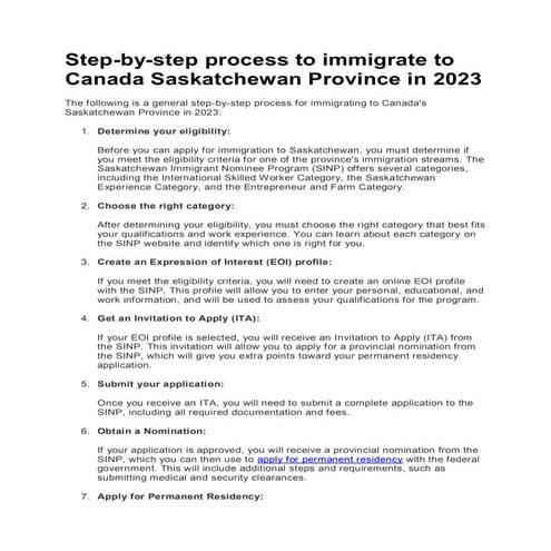 Saskatchewan Immigration guide for Canada PR through SINP.pdf