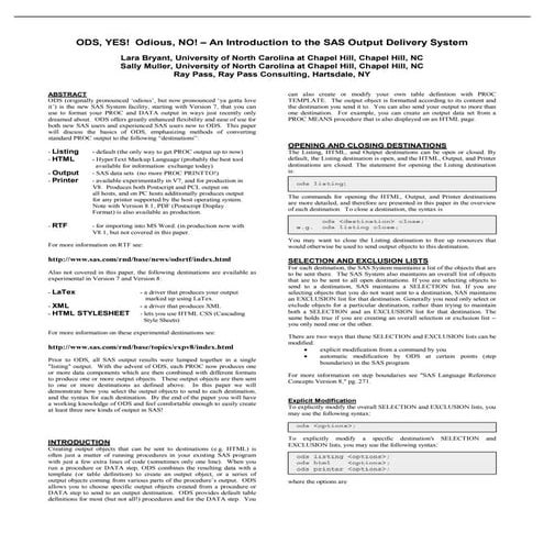 Sas Ods Pdf