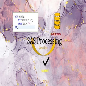 SAS macro processing vs with out macro processing | PPTX