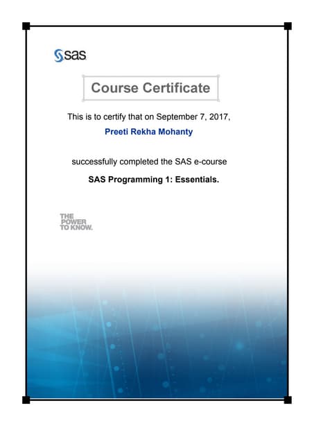 Sas Programming 1 Essentials Pdf