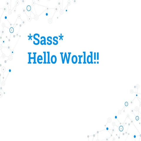 Sass Hello World | PDF | Programming Languages | Computing
