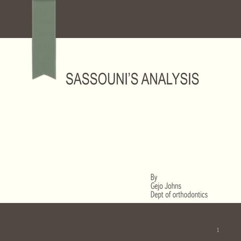 Sassounis analysis | PPTX