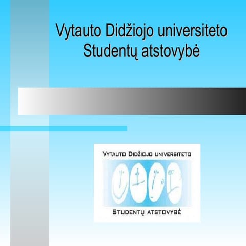 VDU Studentu Atstovybe | PPT