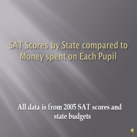 Sat Data Analysis Project | PPT