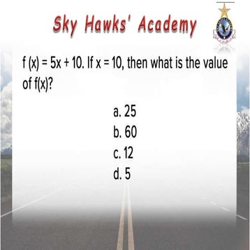 SAT-ACT test-10 MATH | PPT