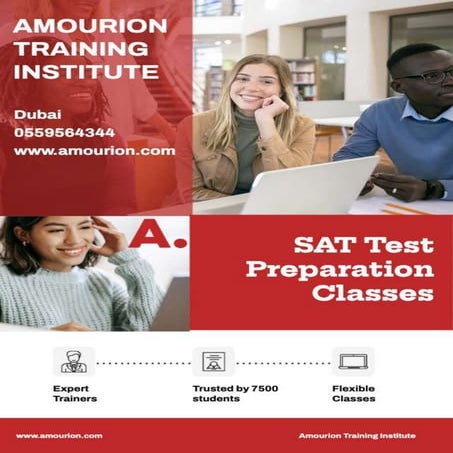 Amourion's SAT Training Classes in Dubai & Abu Dhabi UAE | PDF