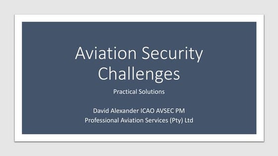 Aviation Safety | PPT