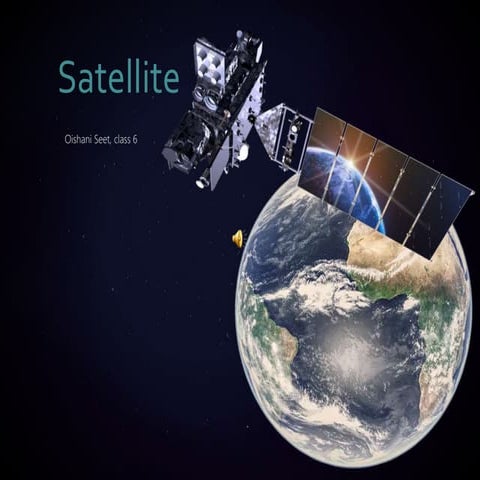 Different types of satellites | PPTX
