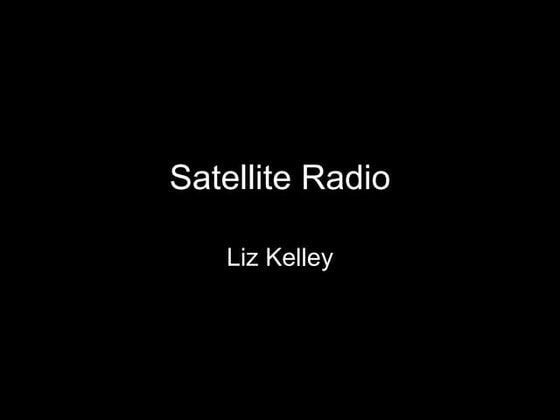 Satellite radio | PPTX