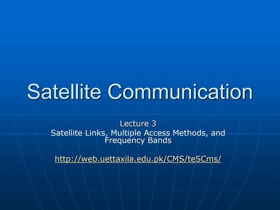 satellite | PPT