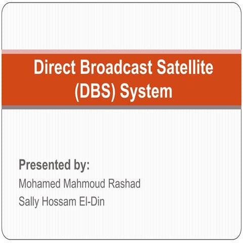 Satellite dvb | PPTX