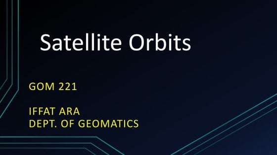 Satellite | PPT