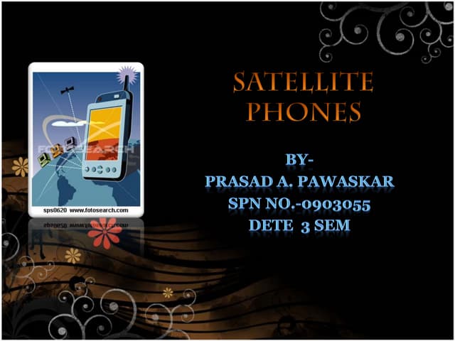 PPT ON IRIDIUM SATELLITE (ECE) | PPTX