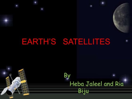 Geo synchronous and Sun synchronous Satellites | PPT