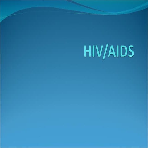 HIV/AIDS powerpoint | PPTX