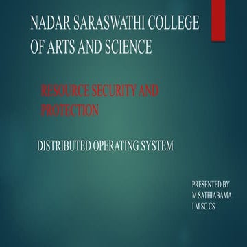 Protection Domain and Access Matrix Model -Operating System | PPTX