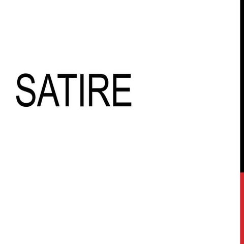 Satire | PPTX