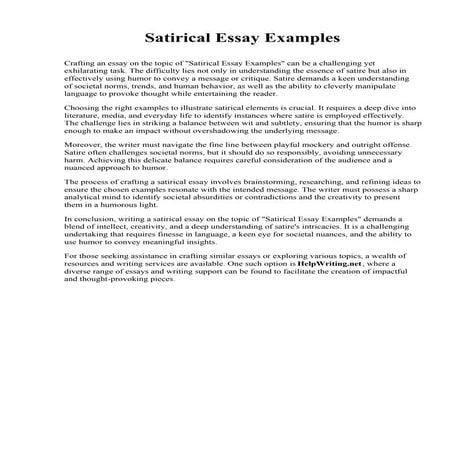 Satirical Essay Examples.pdf