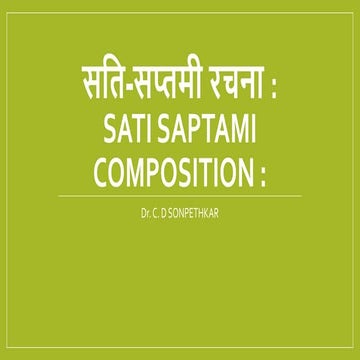 Dr. Sonpethkar presents lecture on SATI SAPTAMI.pptx