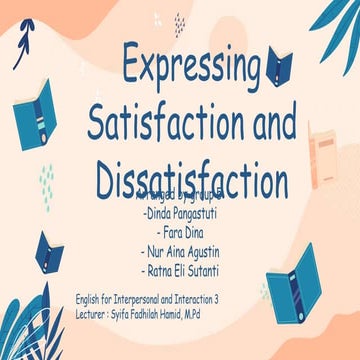 Expressing Satisfaction and Dissatisfaction | PPTX