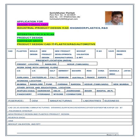 Satish kumar 2016 | DOCX