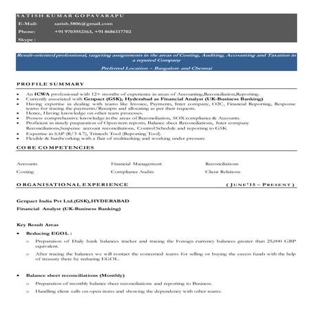 Satish resume | DOCX