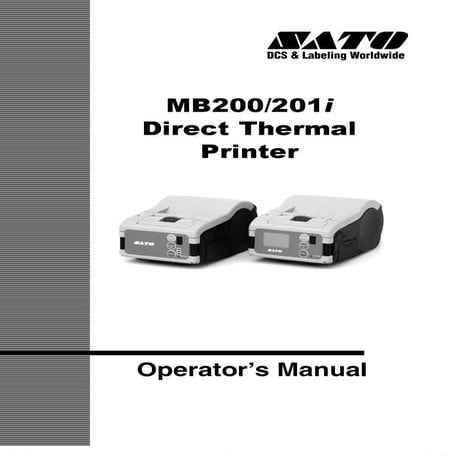 58 mm mini portable thermal printer instruction manual | PDF