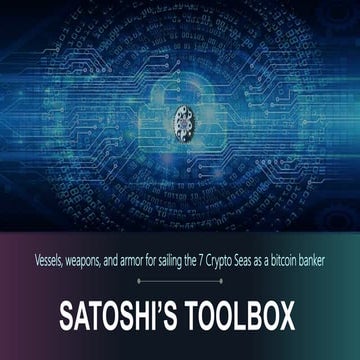 Satoshi's toolbox, condensed form | PPTX