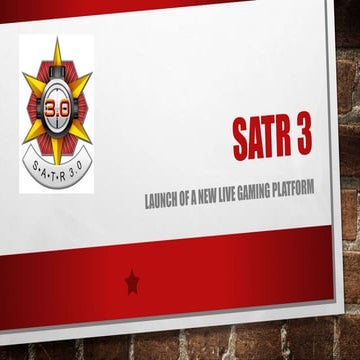 New Laser Tag System "SATR3" | PPTX