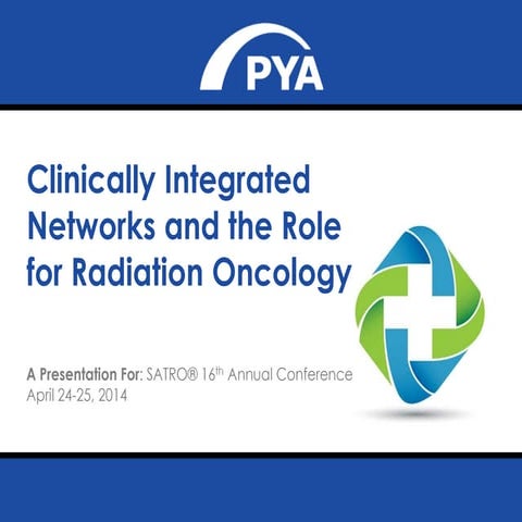 PYA Thought Leader Defines Role of Radiation Oncology in Clinical ...
