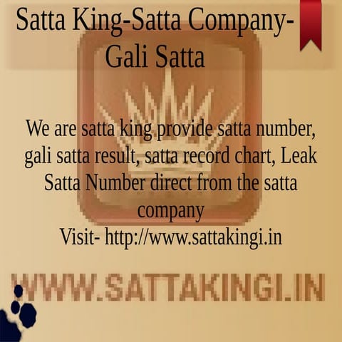 Satta king | PPT