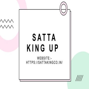 Satta King UP | PPTX