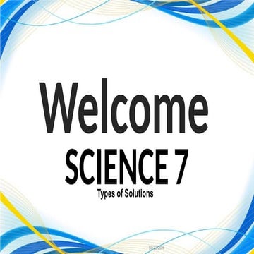 SCIENCE 7 LESSON, Saturated, Unsaturated and Supersaturated | PPTX