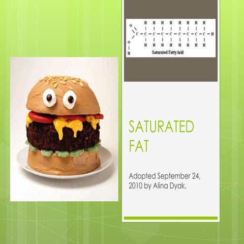 Saturated fat | PPTX